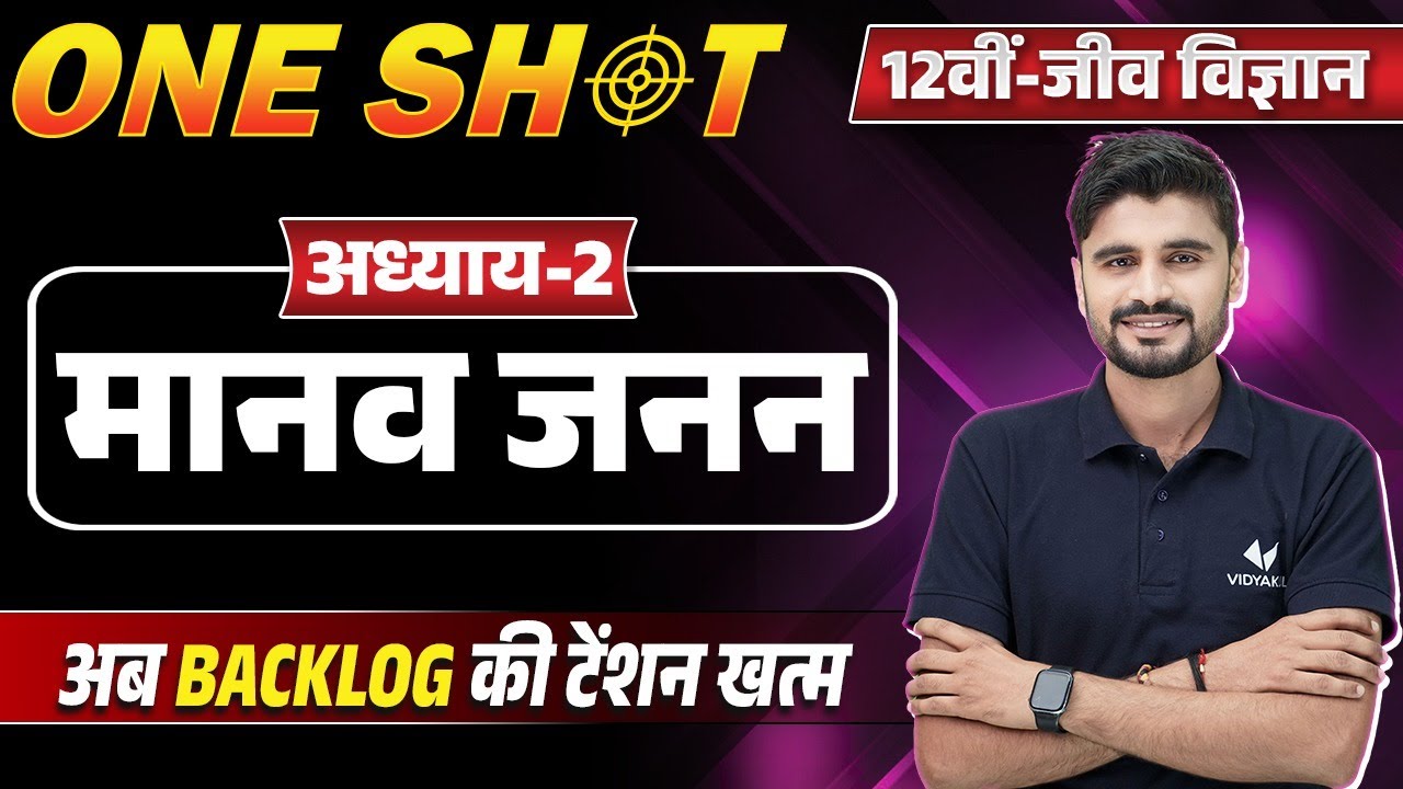 मानव जनन in One Shot | Class 12 Biology Chapter 2 One Shot in Hindi ...