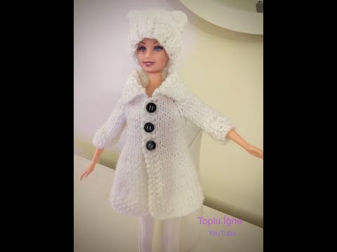 BARBİE KEDİCİK BERE YAPIMI - KOLAY BARBİE ŞAPKA YAPIMI - BARBIE DOLL KITTY HAT
