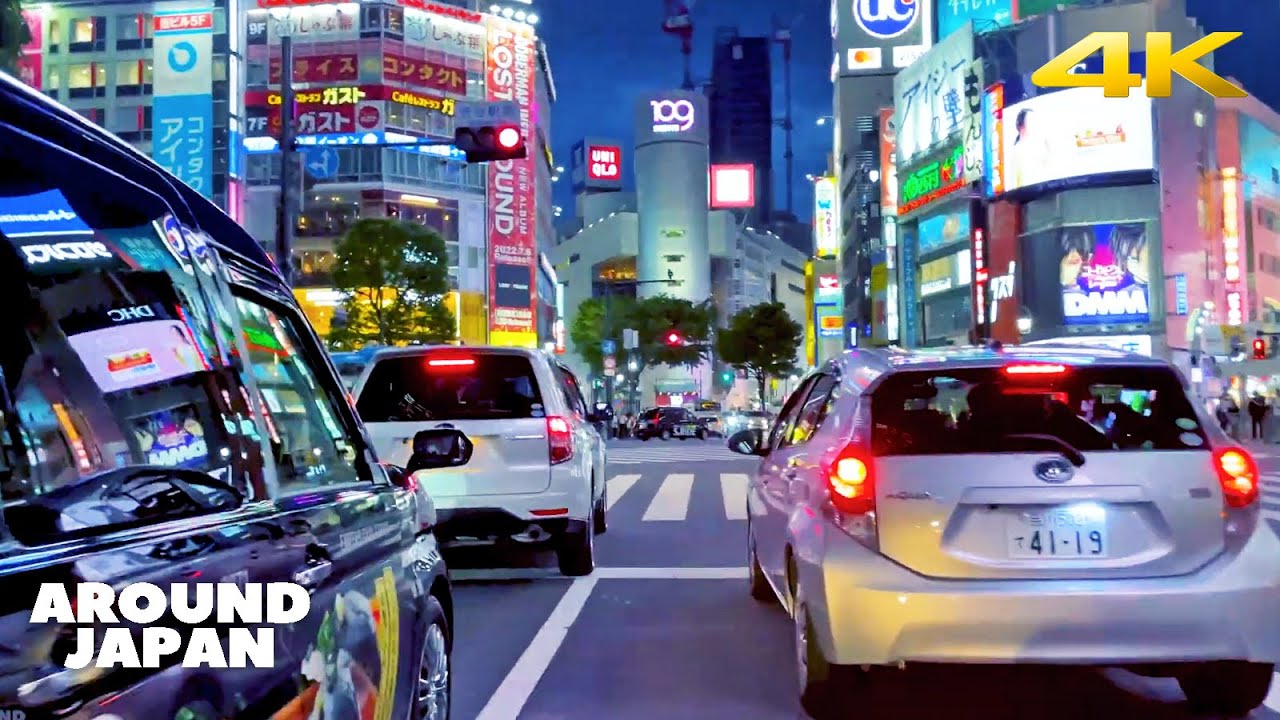 Tokyo Night Bike Ride - Shibuya & Omotesando | 2022・4K - YouTube