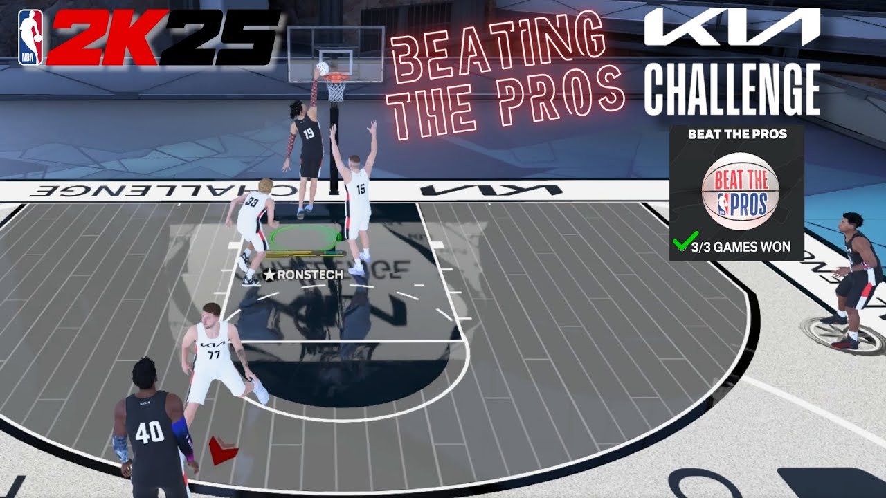 NBA 2K25 KIA CHALLENGE BEAT THE PRO FULL GAMEPLAY IN NBA 2K25 NEXT GEN ...