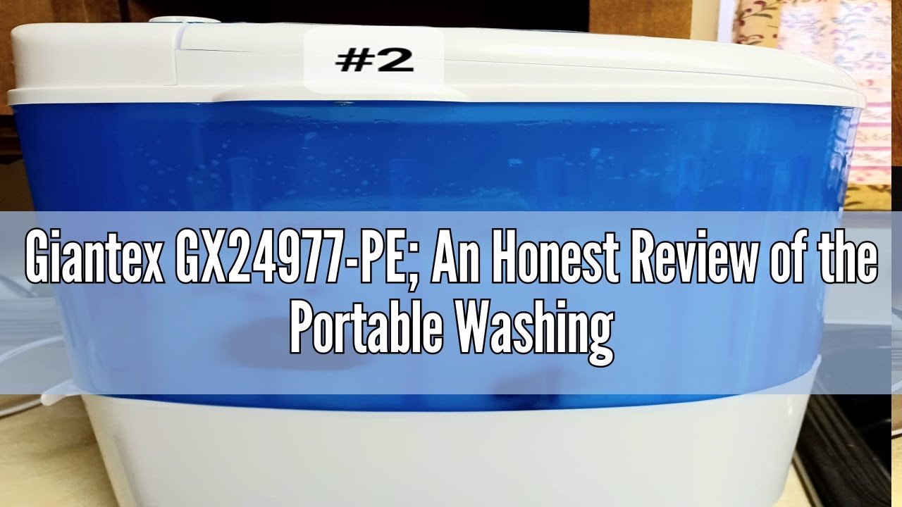 Giantex GX24977-PE; An Honest Review of the Portable Washing Machine ...