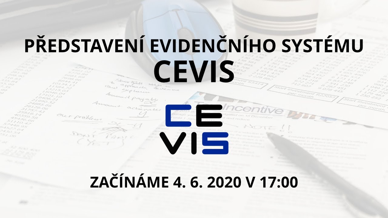 Představení evidenčního systému CEVIS - YouTube