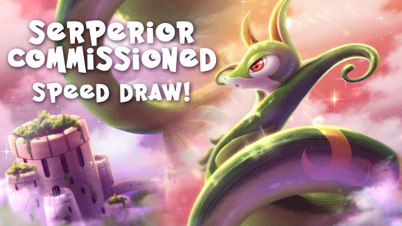 Serperior Commissioned Speed Draw! - YouTube