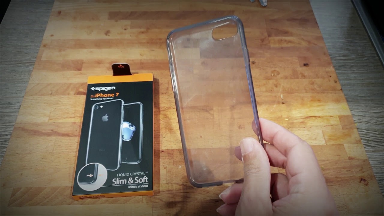 Spigen iPhone 7 liquid crystal case review - YouTube