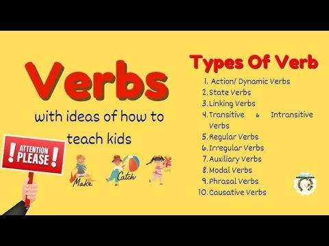 What is verb and how many types of verb complete explaination - YouTube