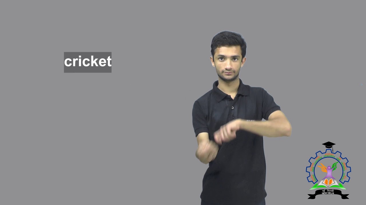 cricket (sign 1) - YouTube