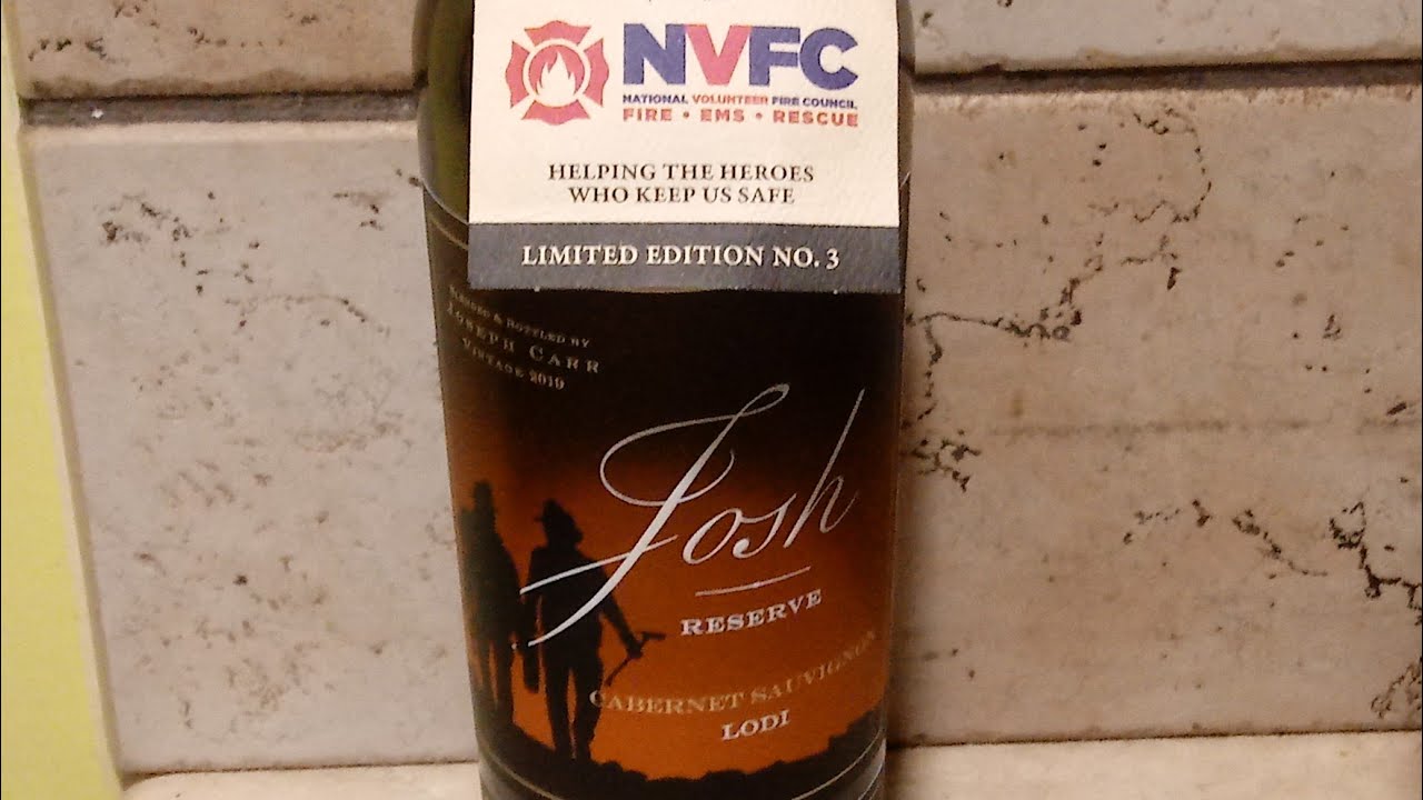 Josh Reserve Limited Edition #3 Cab Sauv NVFC Joseph Carr - YouTube