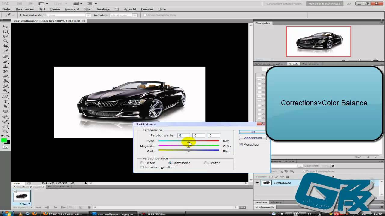 Paint a Car|Photoshop CS5|Tutorial - YouTube