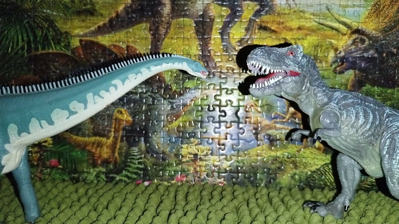 Diplodocus VS Tyrannosaurus Rex - YouTube