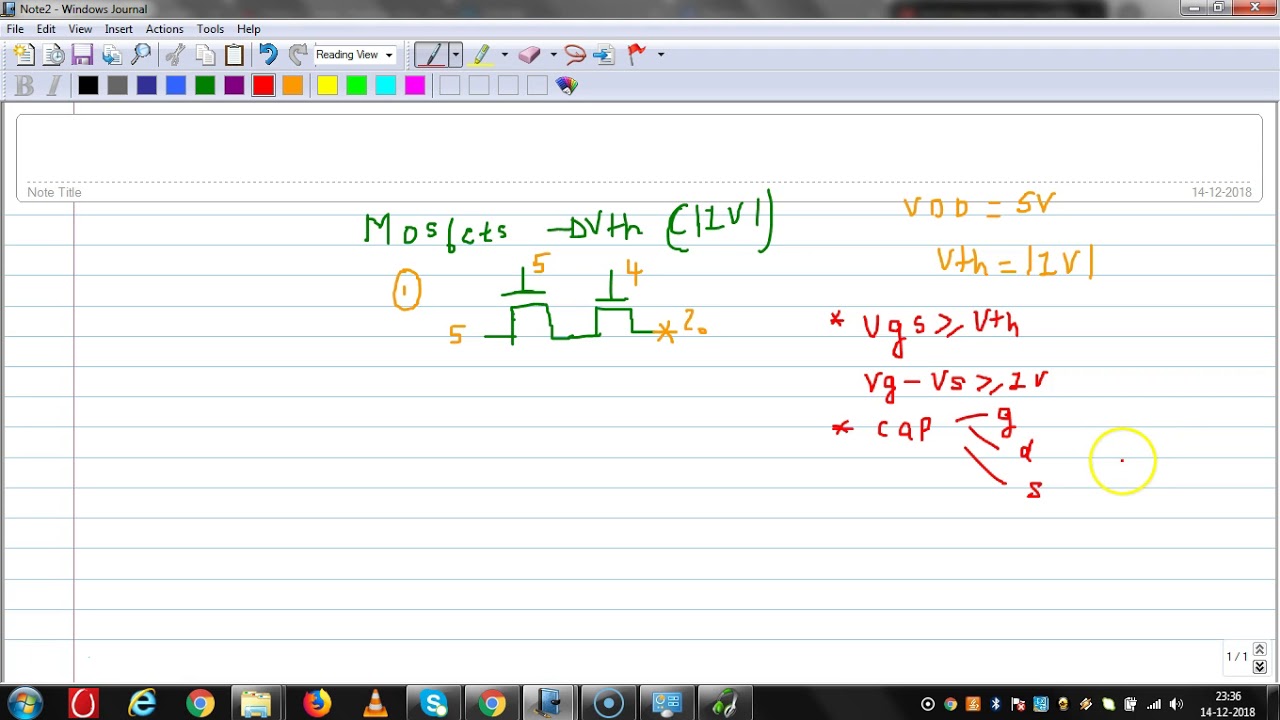 Mosfet Vth based problems - YouTube