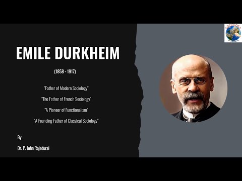 Classical Sociologist - Emile Durkheim (1858 - 1917) - "A Founding ...