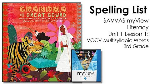3rd Grade SAVVAS MyView Literacy Spelling - YouTube