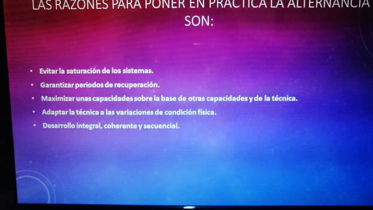 Principio de ALTERNANCIA - YouTube