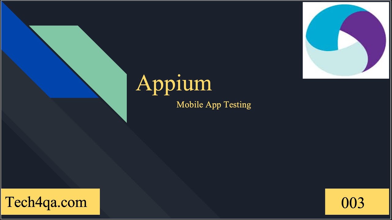 apppium_sereis_003: Appium Installation on windows - YouTube