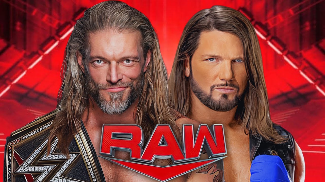 Raw after WrestleMania: Edge vs. AJ Styles!!! - YouTube