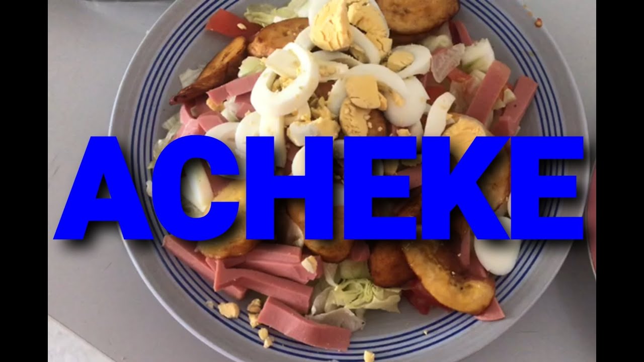 How To Prepare ACHEKE Sierra Leone 2020. - YouTube