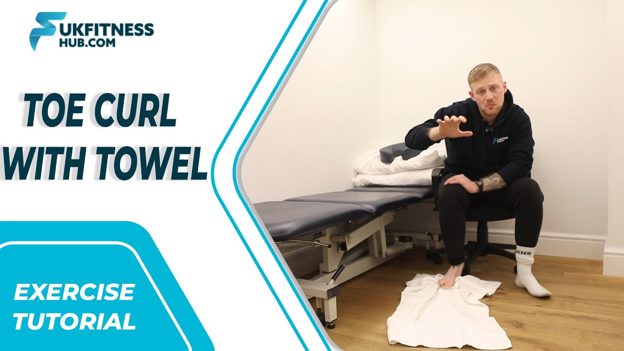 Exercise Tutorial: Toe Curl With Towel - YouTube