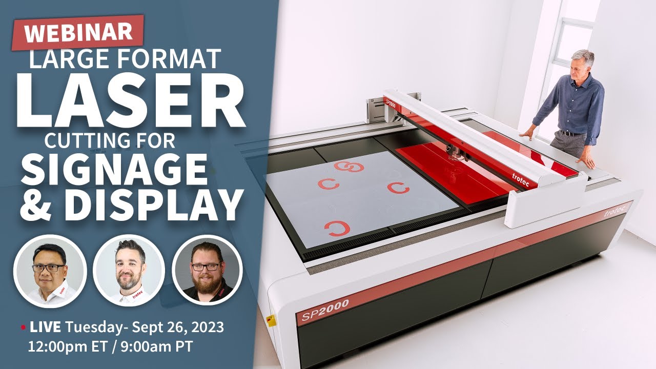 Large Format Laser Webinar - YouTube