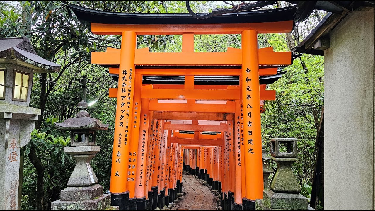 Tori Gate Walk Inari Mountain - YouTube