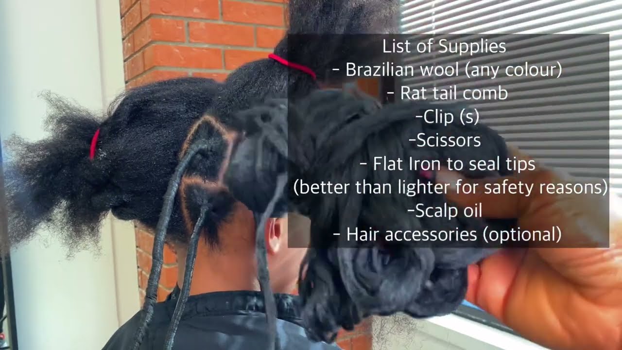 African threading hairstyles with Brazilian wool | African hairstyles ...