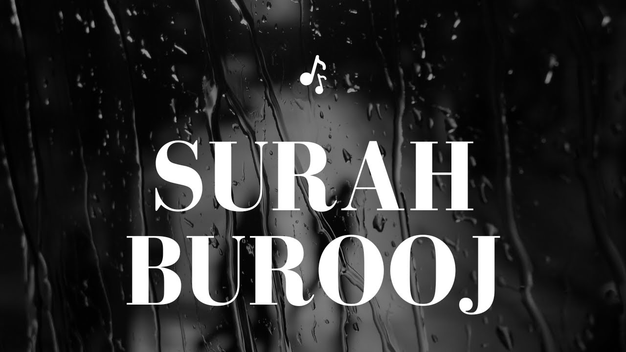 Surah Al-Burooj Full II By Amjad Raza Attrai | Sura Buruj (HD) - YouTube