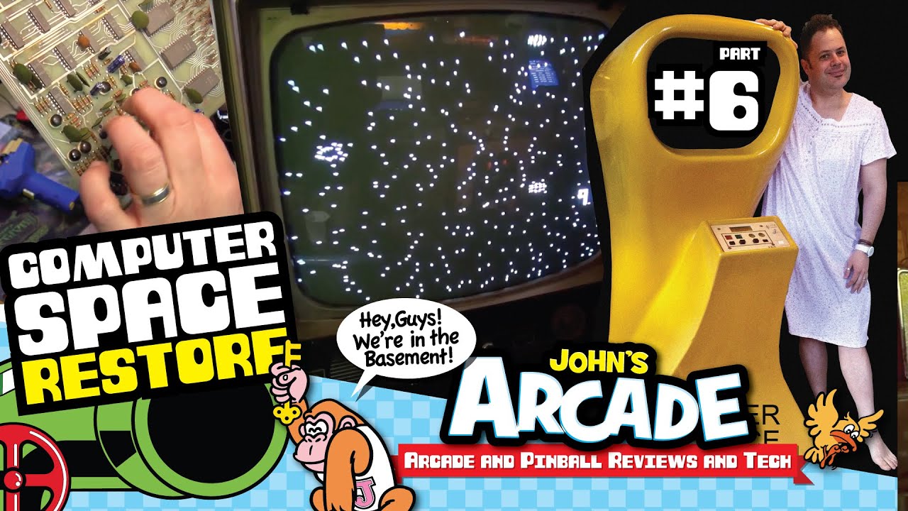 Computer Space Restore Part #6 - PCB Cap Kit and Troubleshooting - YouTube