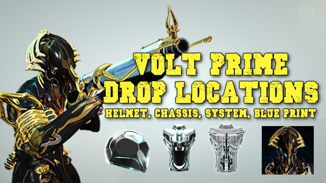 Volt Prime - Drop Locations!! (Helmet, Chassis, System, Blue Print ...