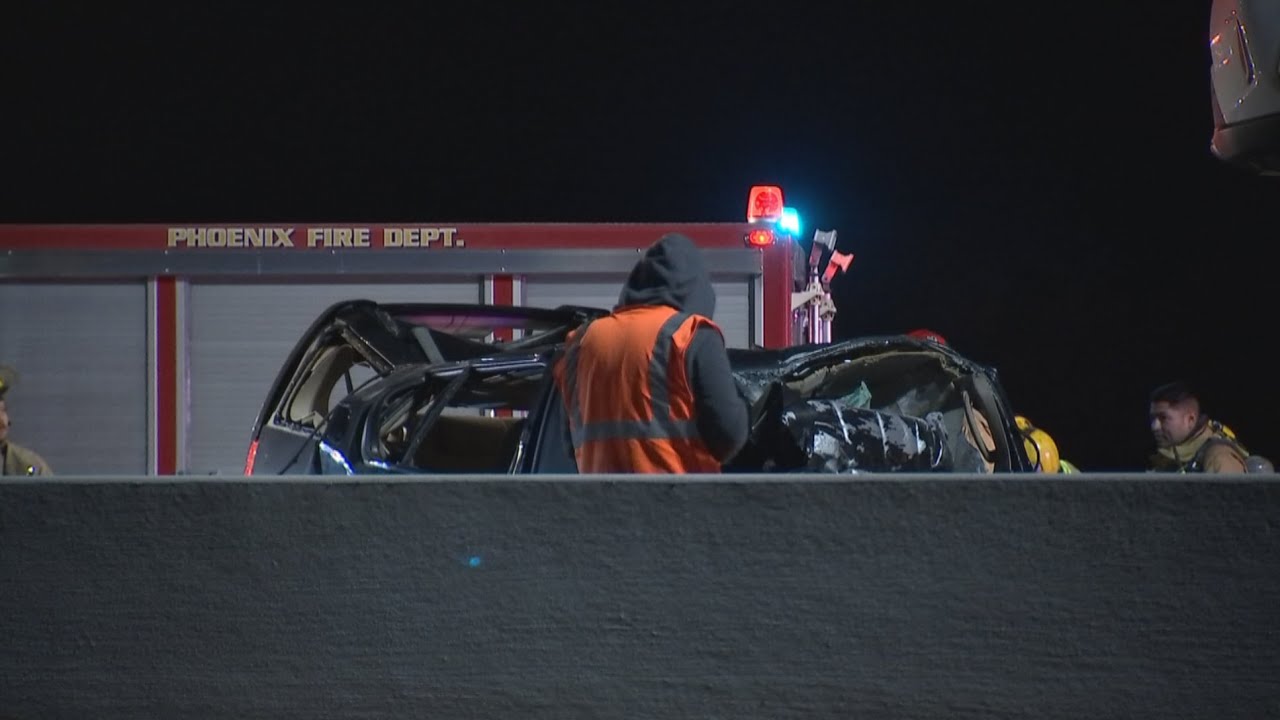 1 person killed in wrong-way crash on South Mountain 202 - YouTube