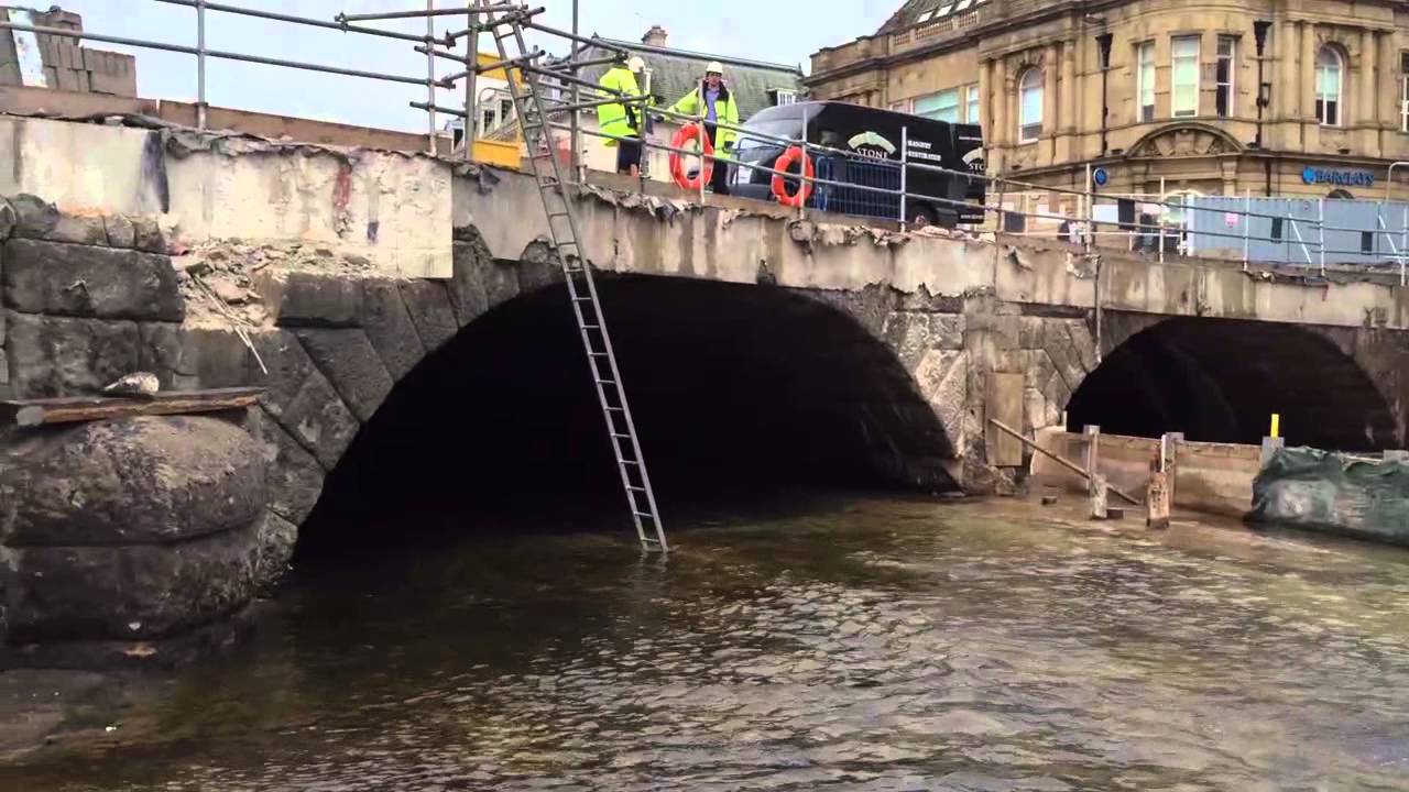 Uncovering the River Roch in Rochdale Town Centre - YouTube