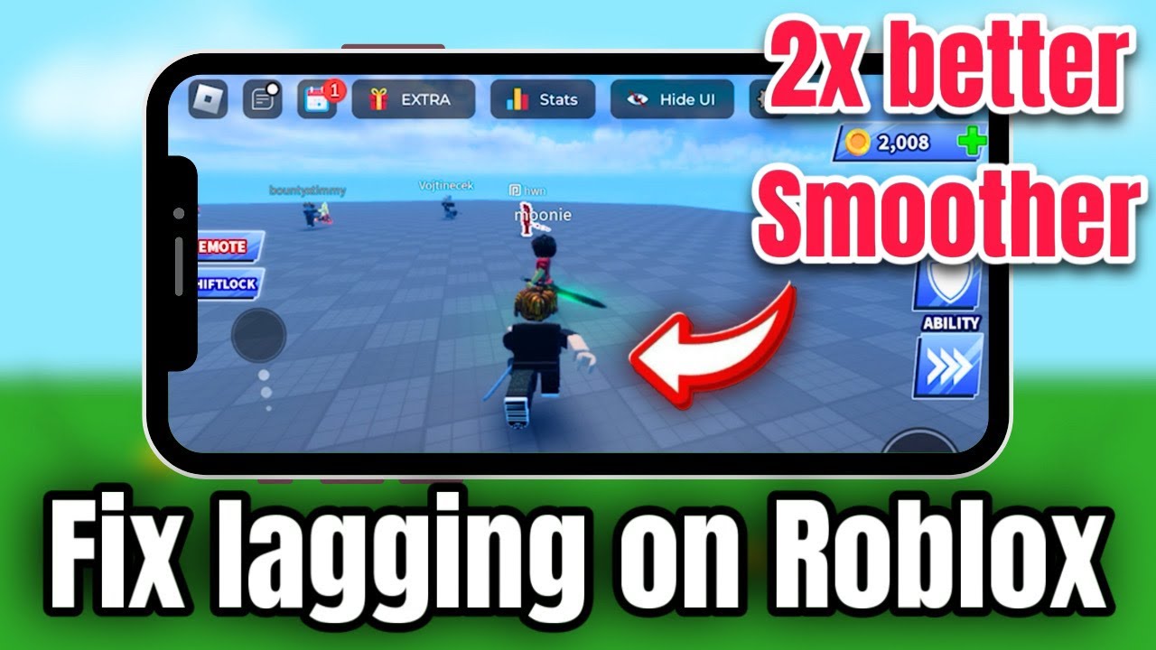 How to stop Lagging on Roblox Mobile - YouTube