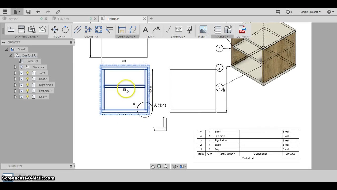GCSE and A Level Computer Aided Design. Fusion 360 tutorial. Preparing ...