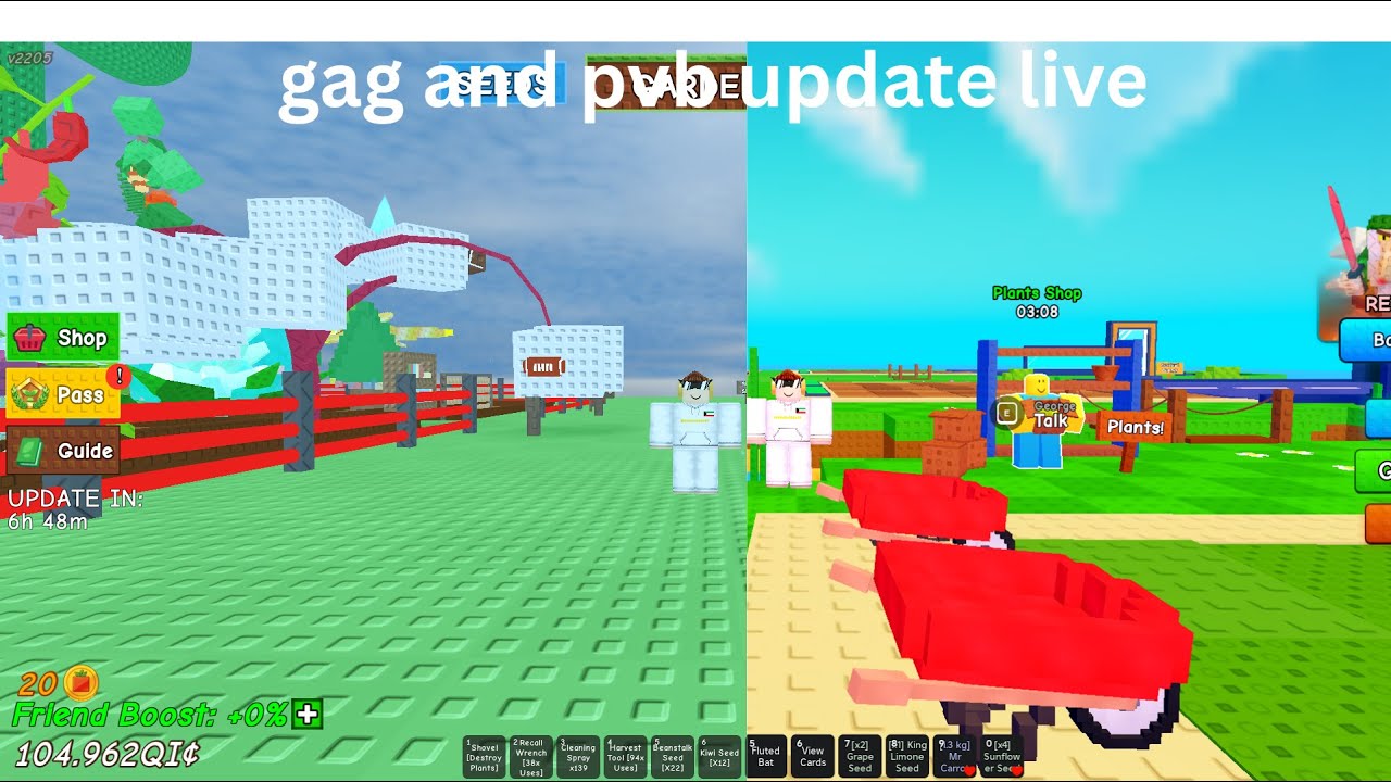 🔴gag and pvb update - YouTube