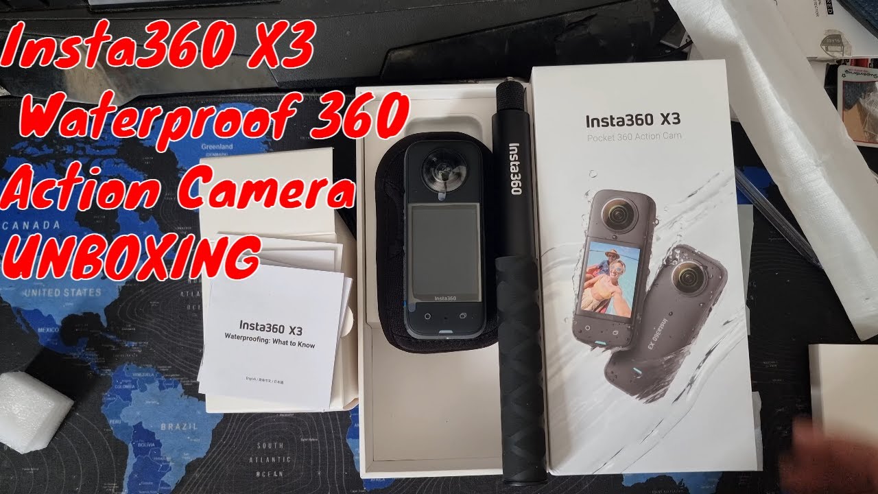 Insta360 X3 - Waterproof 360 Action Camera with 1/2" 48MP Sensors, 5.7K ...