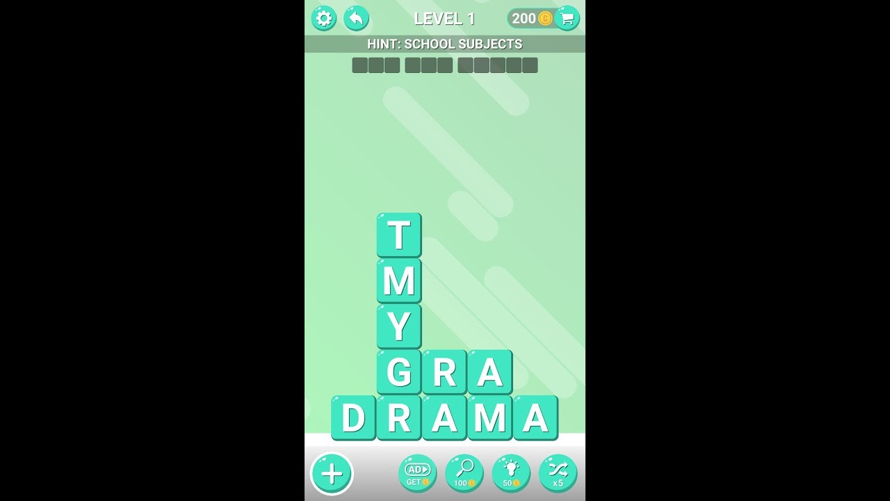 Word Blocks Puzzle Game - Unity Asset Store - YouTube