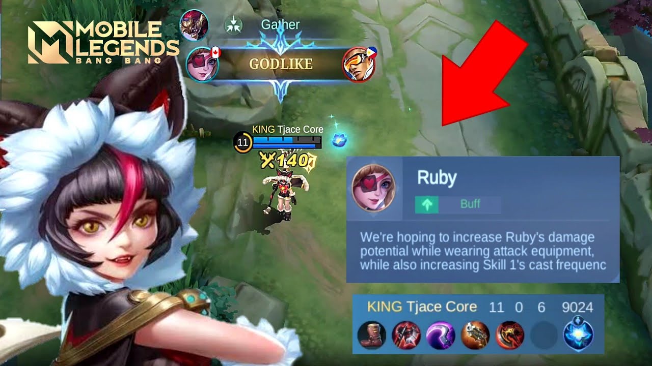 LAKAS NG KALABAN KINAYA NI RUBY YUN | OVERPOWER 🤣🤭💪[MLBB] TjAce Core #rubymlbb #bestplayer - YouTube