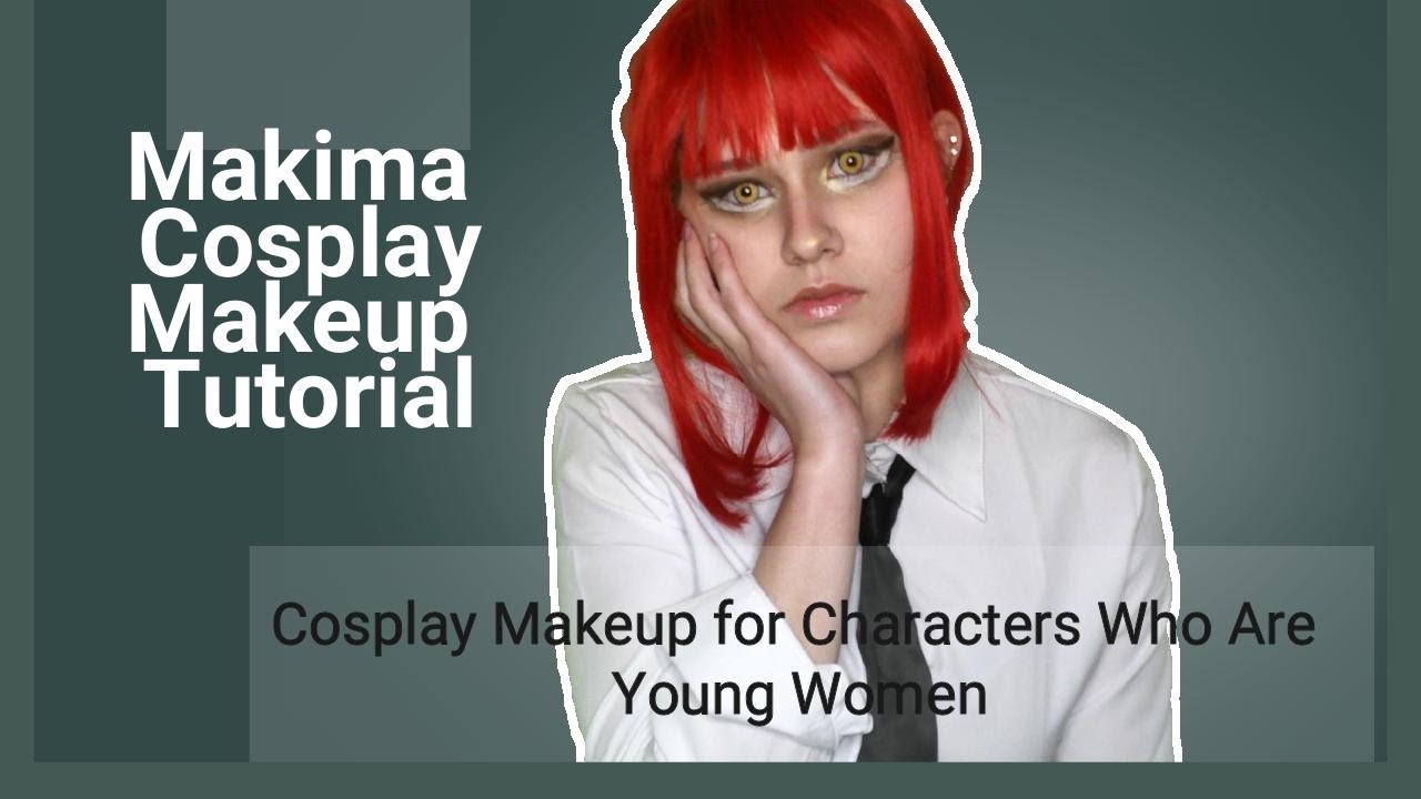 Makima Cosplay Makeup Tutorial - YouTube