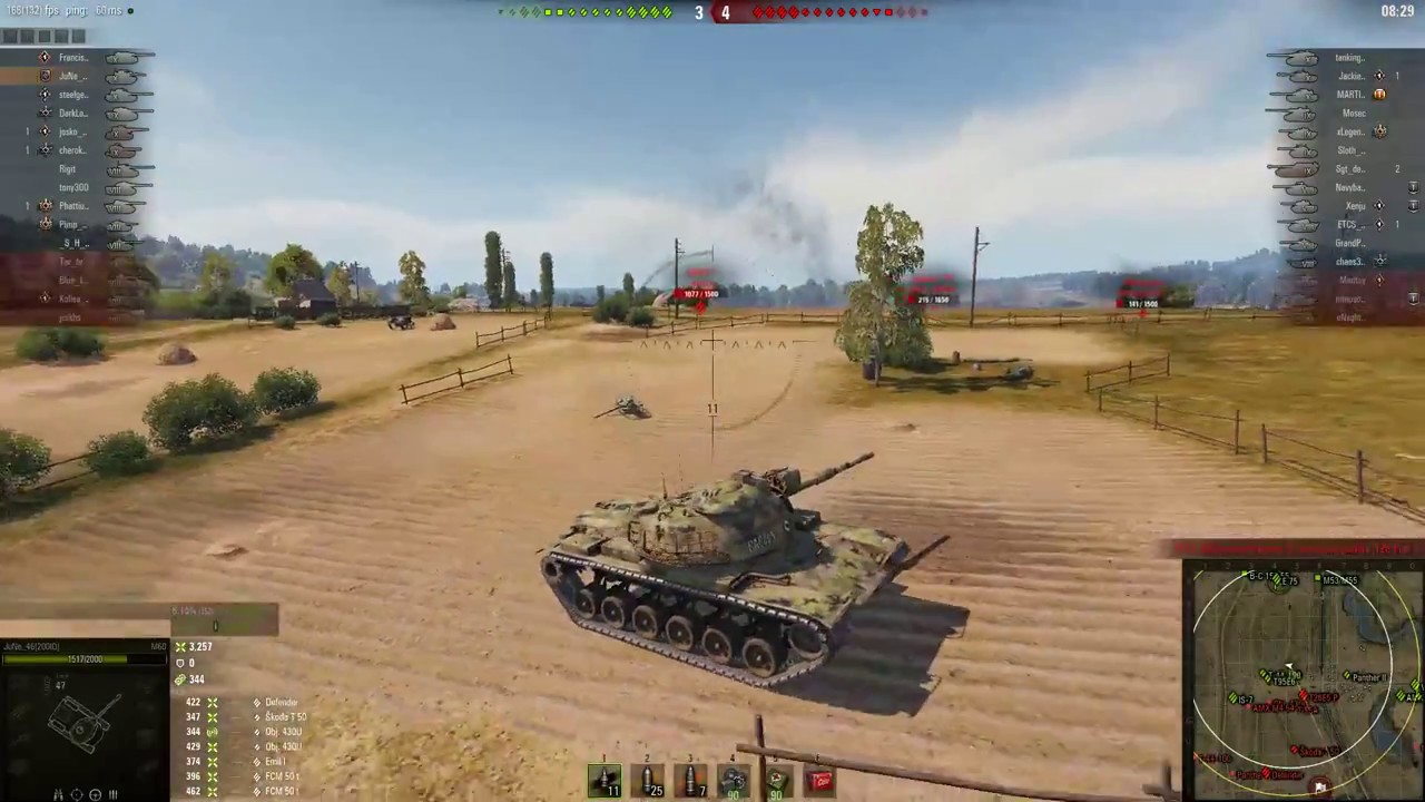 Wot M60 session [Improved Quality] - YouTube