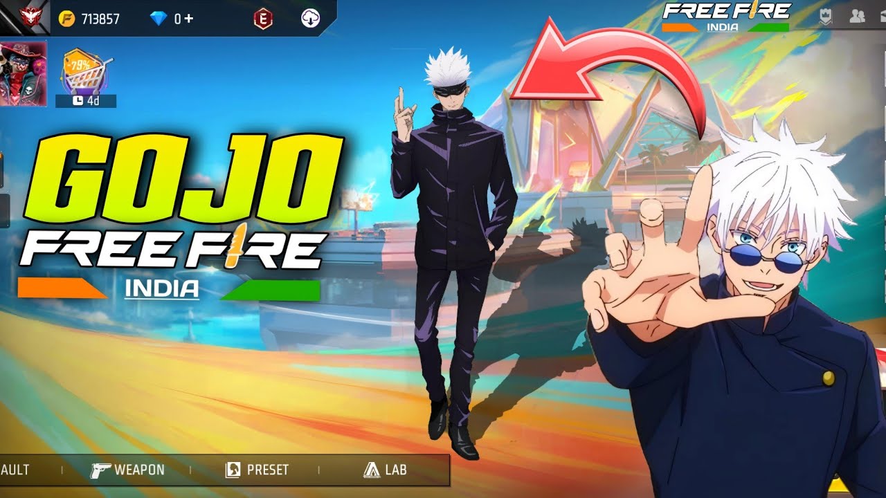 Gojo Cooming Soon in Free Fire 🔥 || New Collaboration 🫨|| - YouTube