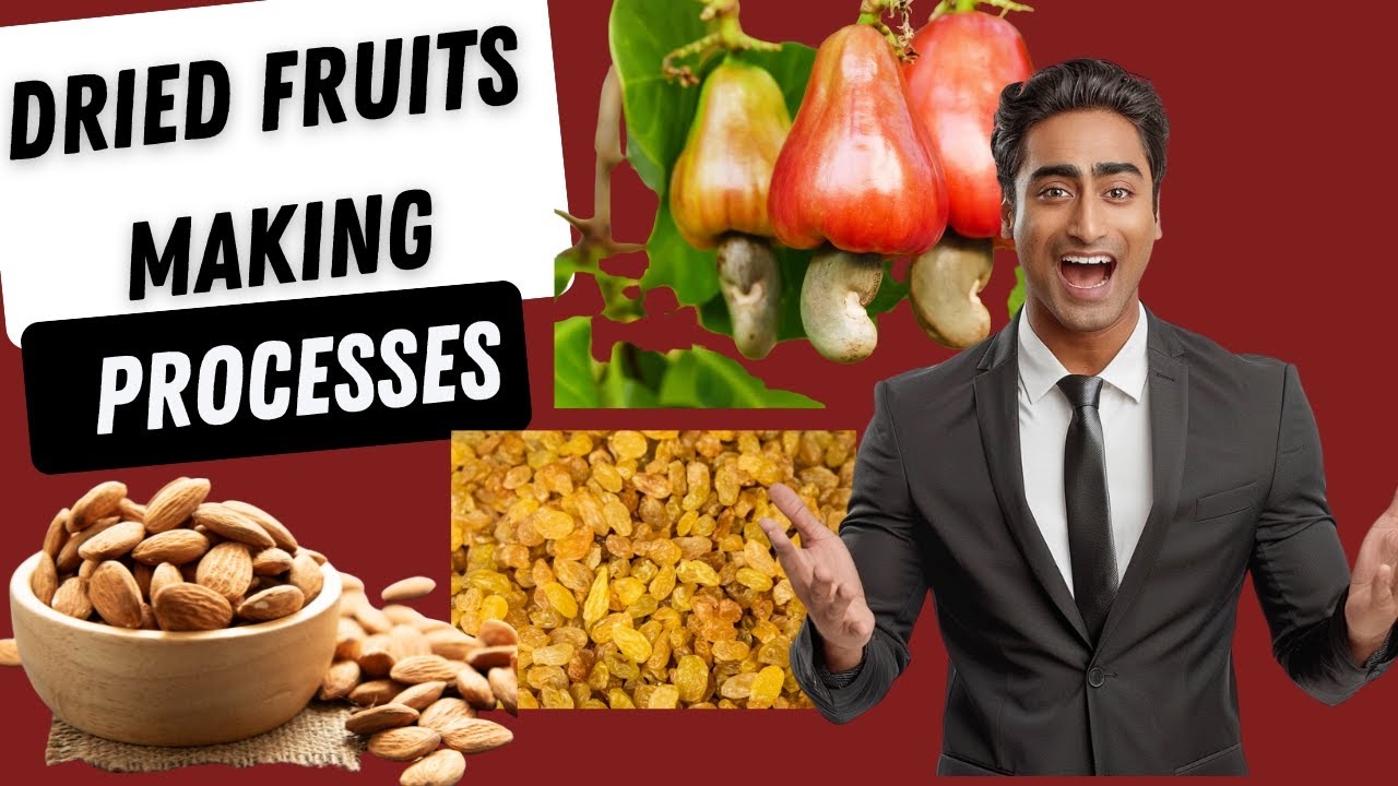 Dried Fruits making Process - Dried Grapes, Cashew, Almond #viral # ...