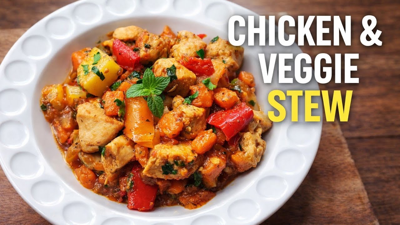 Chicken Vegetable Stir Fry - Gjellë me Gjoks Pule e Perime - YouTube