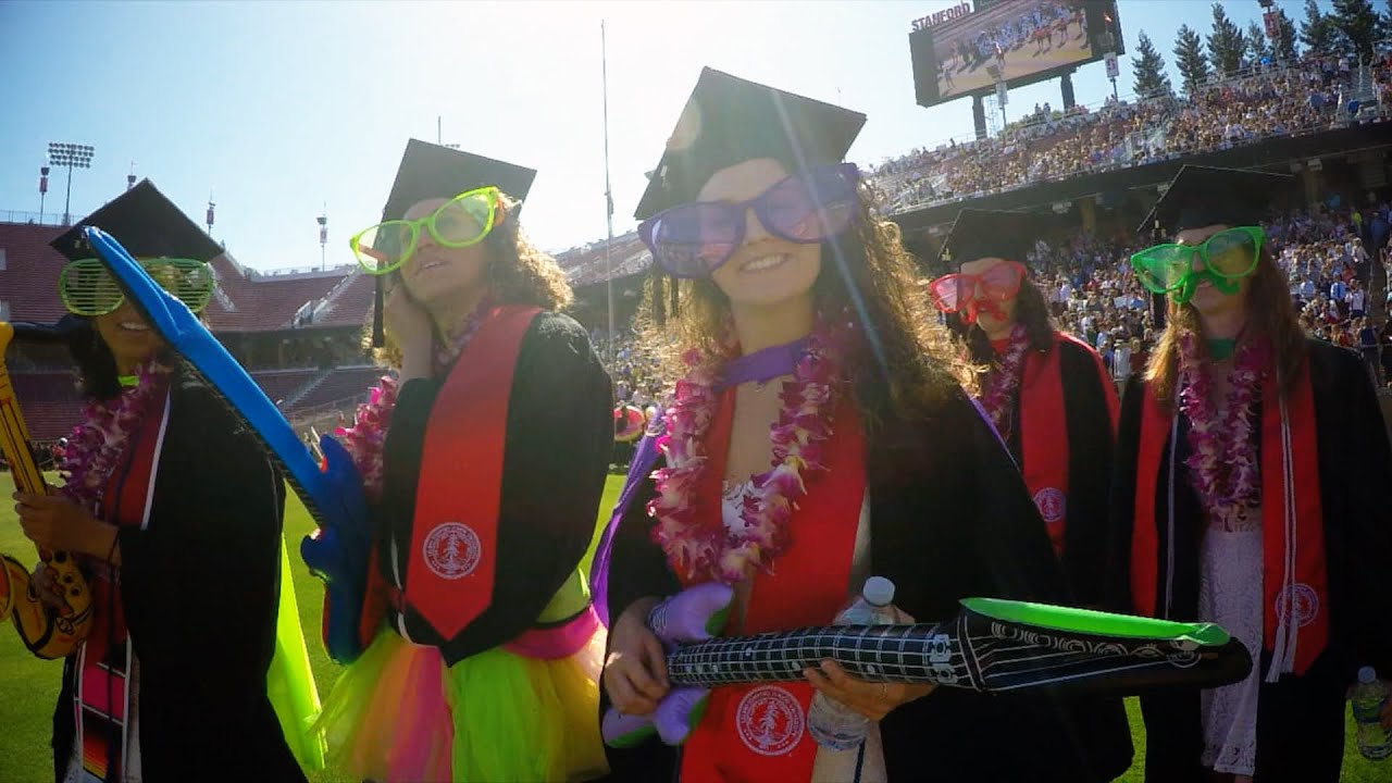 Stanford Commencement Wacky Walk 2016 - YouTube