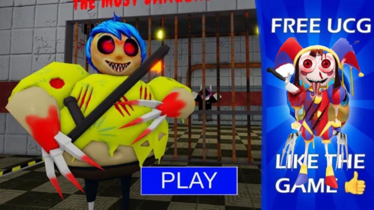 DARK POMNI EXE VS Joy EXE Barry Prison RUN! [INSIDE OUT 2] FULL ...