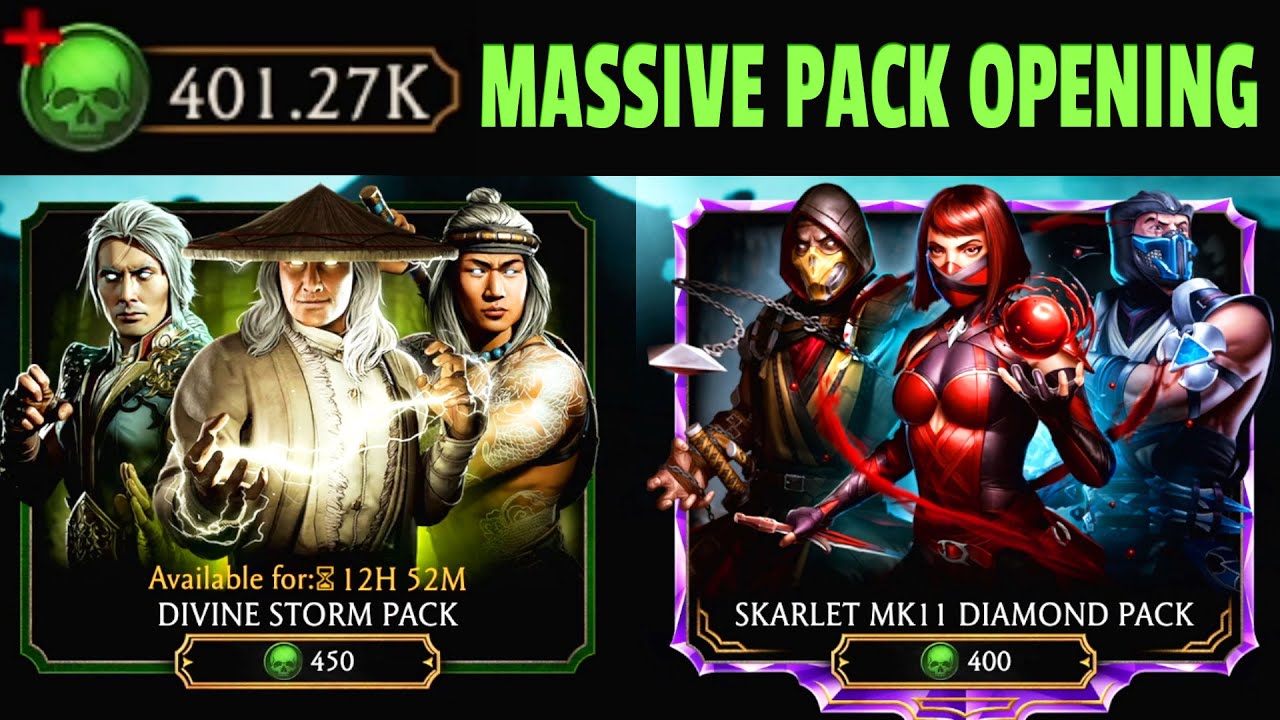 MK Mobile. HUGE Pack Opening on INSANE Account. MK11 Pack Hates Me ...