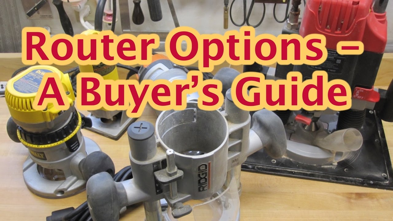Router options A Buyer's Guide - YouTube