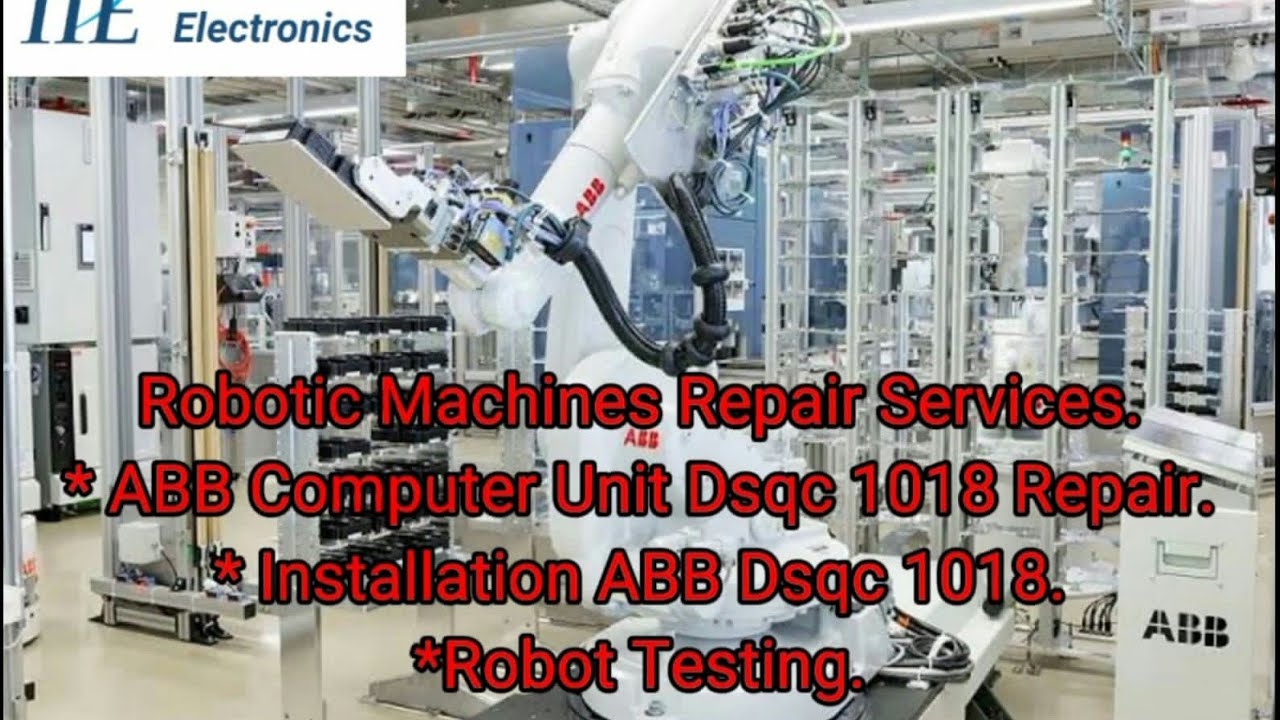 ABB Robot Computer Unit DSQC 1018 Repairing & Testing - YouTube