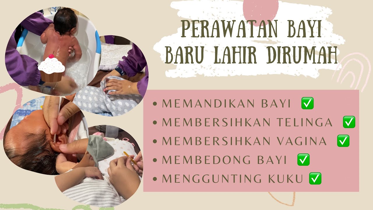 PERAWATAN BAYI BARU LAHIR DIRUMAH | Bidan Merina - YouTube