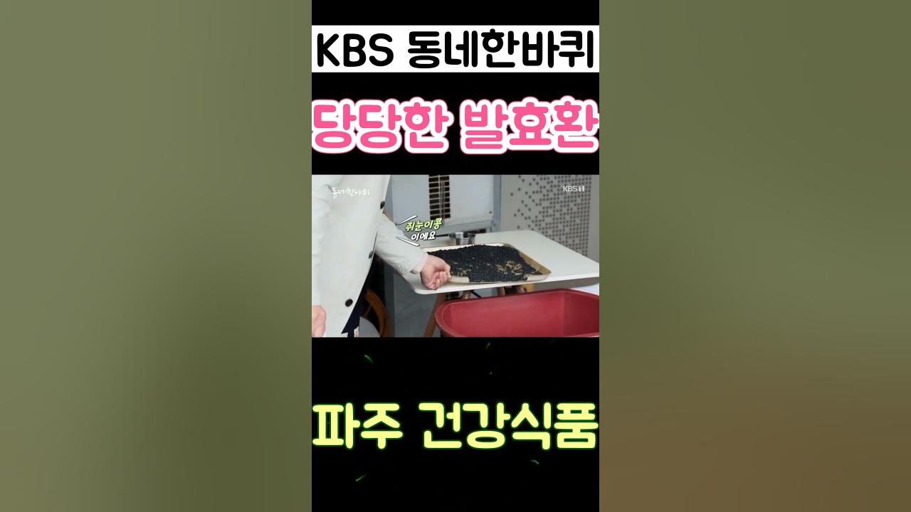 당당한 발효환 KBS 동네한바퀴 by 이만기 2 - YouTube