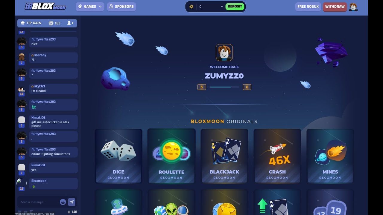 bloxmoon 2000 robux to ? - YouTube