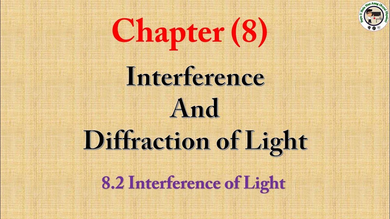 Grade (12) Physics - Chapter (8) Interference and Diffrqction of Light (Part 2) - YouTube