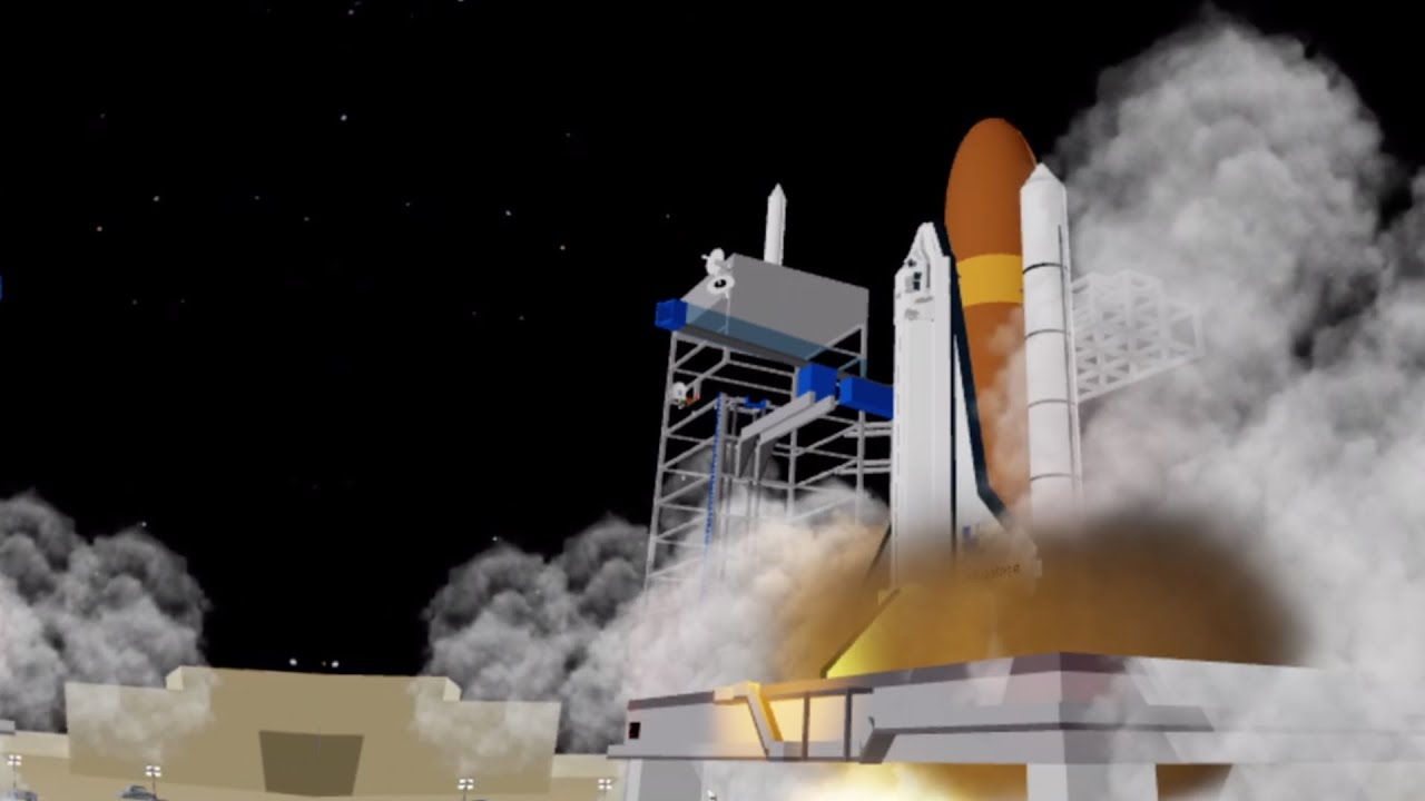 GOING TO SPACE IN A ROBLOX ROCKET!! - YouTube